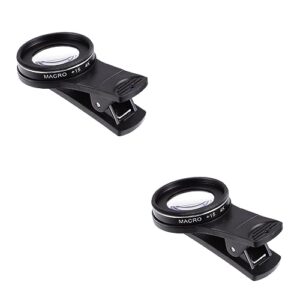 ukcoco 2pcs fisheye universal mobile carry slr compatible with - lenses phones macro on smartphones len compatible with most clip for attachment portable kit lens smart fish camera