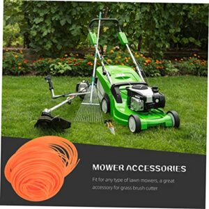 Yardwe 4pcs for Xcm Cutter Spool Supplies Professional Steel Trailer Wire Cutters Cordless Round Landscape Mower Grass Mowers Accessory Orange Rope Accessories Trimmer Brush Replacement