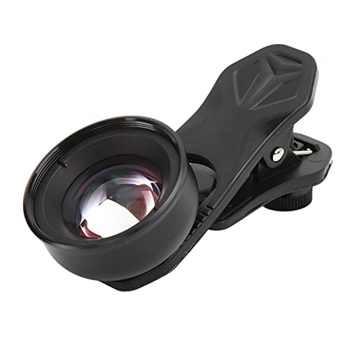 Cell Phone Camera Lens, 100mm Universal Multilayer Coating Professional HD No Distortion Smartphone Macro Lens with Flower Lens Clip