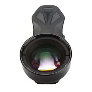 Cell Phone Camera Lens, 100mm Universal Multilayer Coating Professional HD No Distortion Smartphone Macro Lens with Flower Lens Clip