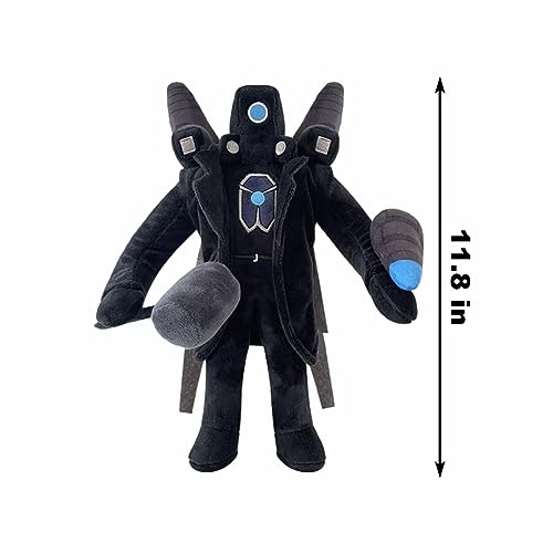 ARCNT Skibidi Toilet Titan Cameraman Plush, 11.8" Upgrade Titan Cameraman Skibidi Toilet Bosses Plushies Toys for Fans and Friends Beautifully Plush Doll Gifts (Upgrade Titan Cameraman)