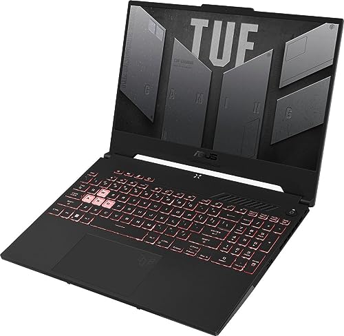 ASUS 2023 TUF F15 Gaming Laptop, 15.6” 144Hz FHD Display, AMD Ryzen 7 6800H Processor, GeForce RTX 3050Ti, 32GB DDR5 RAM, 1TB PCIe, Wi-Fi 6, Windows 11 Home