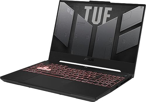 ASUS 2023 TUF F15 Gaming Laptop, 15.6” 144Hz FHD Display, AMD Ryzen 7 6800H Processor, GeForce RTX 3050Ti, 32GB DDR5 RAM, 1TB PCIe, Wi-Fi 6, Windows 11 Home