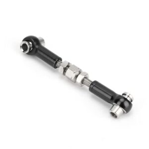 okuyonic servos link, adjustable rc tie rod 47mm 6pcs for redcat 1/10 rc car(black)