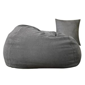 aflhyjk balcony tatami single living room leather sandbag lazy sofa bean bag (color : d, size : as shown)