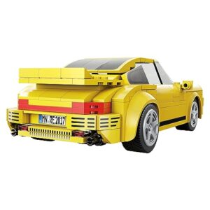 dOMOb RUF CTR Yellowbird RC Car Building Kit – Bricks Toys for 6+ Age Kids & Adults – 1:20 Model Build Set – 2.4GHz Remote Control – 222 pcs Blocks – STEM for Boys & Girls