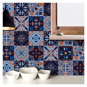 tile stickers pattern orange blue stick on tiles bathroom pvc self adhesive wall tiles kitchen stick on wall tiles waterproof peel and stick floor tiles self adhesive tiles for walls