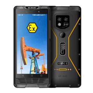 big walnut b2 rugged smartphone(2023), esim dual 5g 8gb+256gb rugged phone unlocked, 5.5" fhd+ rugged cell phone, android 12, 64mp camera, 24mp night vision, nfc atex smartphone（yellow）