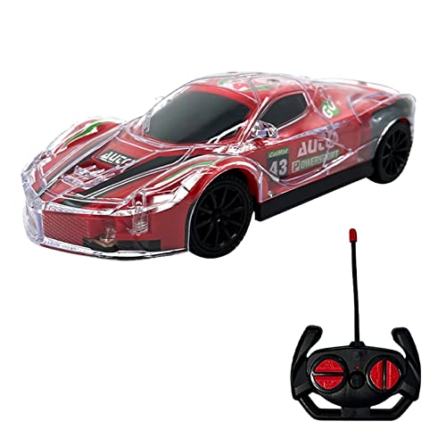 Kids Toys Remote Control Car with Four-Channel, Luminous Sports Car, Radio Controlled Car, Rc Cars for Boys Age 8-12, Rc Stunt Cars Truck Outdoor Sensory Toys Birthday Gifts for Boys Cool Stuff