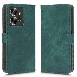 Case Compatible with Infinix Zero 20 X6821,Leather Case with Card Slot.Wallet Design,RFID Protection.Standable Flip Case Green