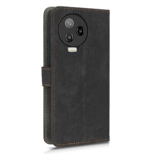 Case Compatible with Infinix Note 12 2023 X676C,Leather Case with Card Slot.Wallet Design,RFID Protection.Standable Flip Case Black