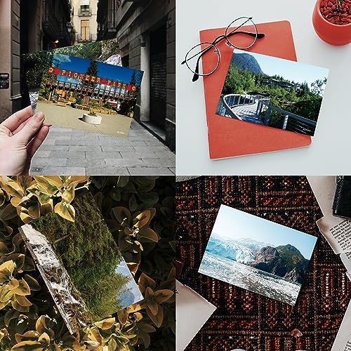 Dear Mapper Vintage United States Alaska Landscape Postcards Pack 20pc/Set Postcards from Around the World Greeting Cards for Business World Travel Postcard for Mailing Decor Gift