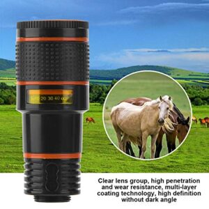 Telescopic Lens for Resistance 13×7×5 Professional 12x telephoto Lens Telescopic Focusing Universal for Mobile Phone Tablet