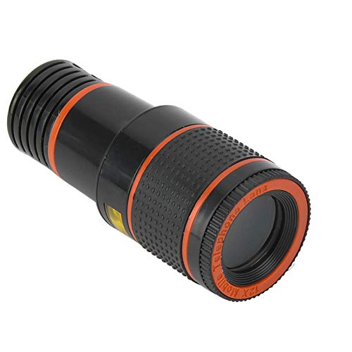 Telescopic Lens for Resistance 13×7×5 Professional 12x telephoto Lens Telescopic Focusing Universal for Mobile Phone Tablet