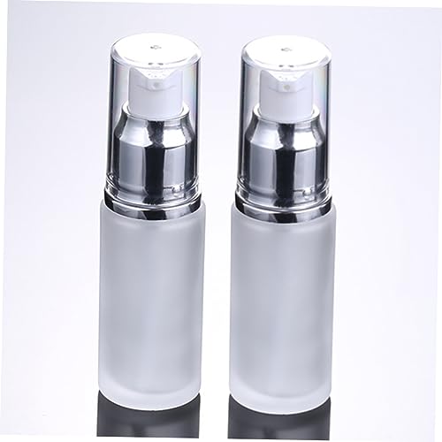 Beavorty Terrarium 6pcs Cream Container Soap Dispensers Glass Containers for Liquids Perfum Spray Bottles Pump Lotion Bottle Shampoo Pump Bottle Sub Bottle for Soap Glass Spray Bottles