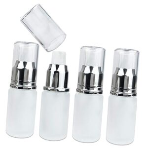 beavorty terrarium 6pcs cream container soap dispensers glass containers for liquids perfum spray bottles pump lotion bottle shampoo pump bottle sub bottle for soap glass spray bottles