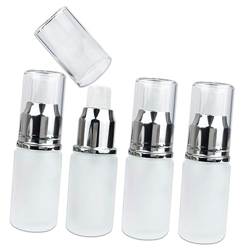 Beavorty Terrarium 6pcs Cream Container Soap Dispensers Glass Containers for Liquids Perfum Spray Bottles Pump Lotion Bottle Shampoo Pump Bottle Sub Bottle for Soap Glass Spray Bottles