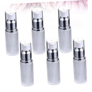 Beavorty Terrarium 6pcs Cream Container Soap Dispensers Glass Containers for Liquids Perfum Spray Bottles Pump Lotion Bottle Shampoo Pump Bottle Sub Bottle for Soap Glass Spray Bottles