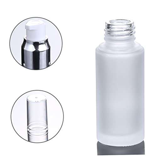 Beavorty Terrarium 6pcs Cream Container Soap Dispensers Glass Containers for Liquids Perfum Spray Bottles Pump Lotion Bottle Shampoo Pump Bottle Sub Bottle for Soap Glass Spray Bottles