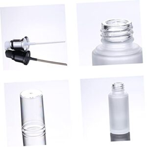 Beavorty Terrarium 6pcs Cream Container Soap Dispensers Glass Containers for Liquids Perfum Spray Bottles Pump Lotion Bottle Shampoo Pump Bottle Sub Bottle for Soap Glass Spray Bottles