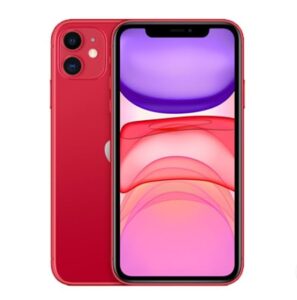 original unlocked apple iphone 11 64gb/128gb/256gb 3110mah dual 12mp camera a13 6.1 inch lcd screen ios lte 4g iphone11 64gb simple set/red