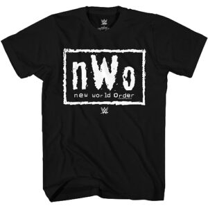 wwe nwo wolfpac hulk hogan sting new world order adult t-shirt(md, white)