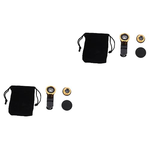 UKCOCO 4 Sets Convenience Increase Multifunctional Lenses The Kit in Supply Wide- Cell Phone% Fish You and Clip-on Camera Eye with Landscape Shooting Professional Smartphone Reasonable