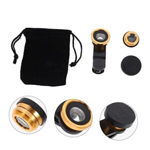 UKCOCO 4 Sets Convenience Increase Multifunctional Lenses The Kit in Supply Wide- Cell Phone% Fish You and Clip-on Camera Eye with Landscape Shooting Professional Smartphone Reasonable