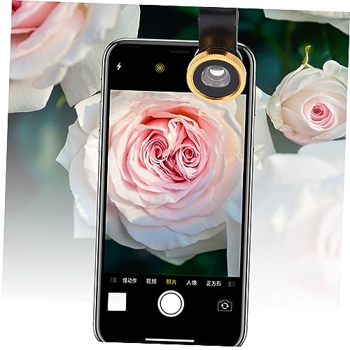 Hemobllo 4 Sets Eye Shooting Marco Range Landscape in Exquisite Supply Smartphones Convenience Cell Travel You Smartphone Golden Practical Mobile Flower Professional Lens Structure Fish