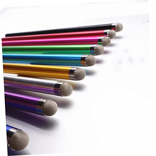 Stylus Pens 3pcs Tablet Stylus Conductive Cloth Pen Tablet Stylus Pen Stylus Pen Capacitor Capacitive Pen Number Pencil Capacitor Pen Cloth Head Stylus Pen