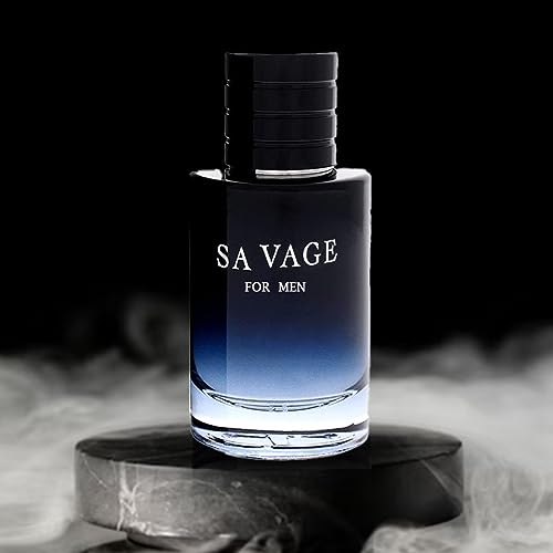 Fragnance Sparks Savage for Men Combo of (Black and Blue) - 3.4 Oz each, Men's Eau Perfum - Refreshing & Warm Masculine Scent