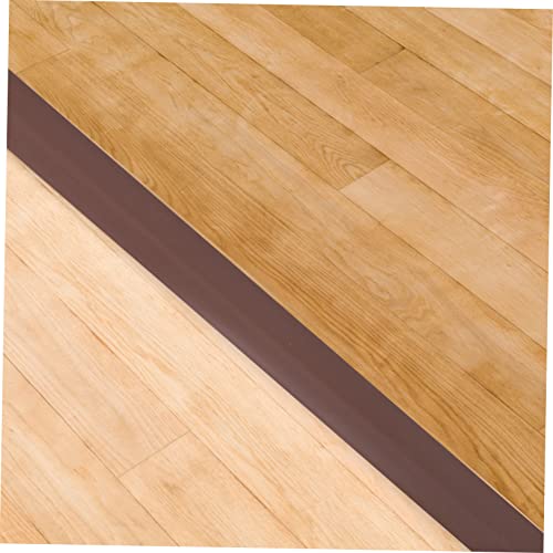 DOITOOL 4pcs Floor Trim Encaustic Tile Flooring Floor Flat Divider Strip Flooring Transitions Laminate Floor Strip Transition Piece Floor Transition Strip Flooring Transition Strip PVC