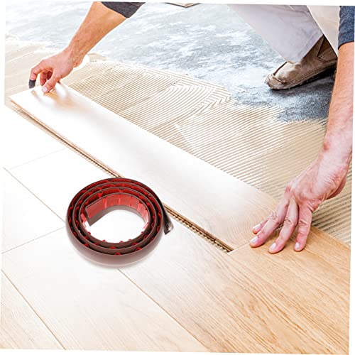 DOITOOL 4pcs Floor Trim Encaustic Tile Flooring Floor Flat Divider Strip Flooring Transitions Laminate Floor Strip Transition Piece Floor Transition Strip Flooring Transition Strip PVC