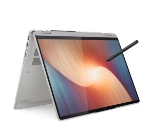 lenovo ideapad flex 5 laptop 2023 16” fhd+ 1920 x 1200 display touchscrenn, amd ryzen 7 5700u, 8-core, amd radeon graphics, 16gb lpddr4, 512gb ssd, backlit keyboard, fingerprint, windows 10 pro