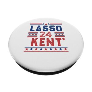 Lasso Kent' 24 Funny 4th of July USA Flag Meme 2024 Election PopSockets Standard PopGrip