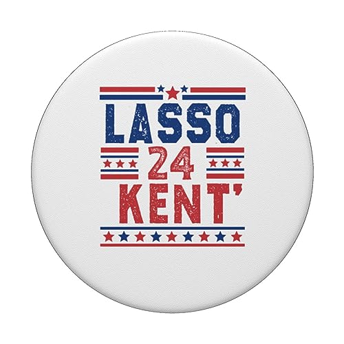 Lasso Kent' 24 Funny 4th of July USA Flag Meme 2024 Election PopSockets Standard PopGrip