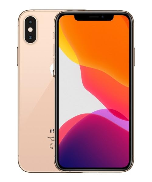 Apple iPhone Xs Max A12 Bionic Mobile Phone 6.5inch 4GB RAM 64GB/256GB ROM Hexa Core 12MP NFC 4G LTE Original iOS Cellphone 64GB with Face ID/White