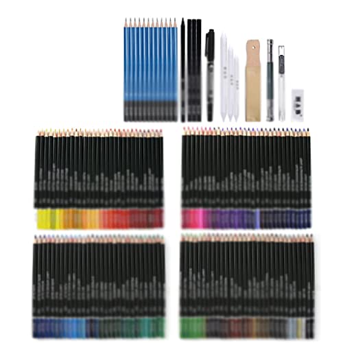 LLSB 145 Pieces Of Colorful Set Of Drawing Art Pencils Suitable for Artists Suitable for Coloring