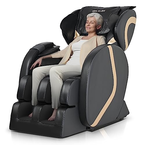 2023 Massage Chair Recliner with Zero Gravity with Full Body Air Pressure Easy to Use at Home and in The Office (Grey)