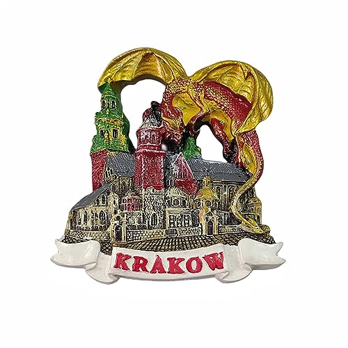 Wawel Castle Krakow Poland Refrigerator Magnet 3D Travel Souvenir Fridge Decoration Magnetic Sticker Craft Collection