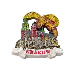 Wawel Castle Krakow Poland Refrigerator Magnet 3D Travel Souvenir Fridge Decoration Magnetic Sticker Craft Collection