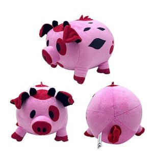 helluva boss plush toy, cartoon anime peripheral helluva boss character stuffed plush figure pillow toy, for adult children fans boys and girls