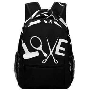 hairdresser hairstylist love barber tool backpacks cute shoulder bag laptop bags work travel causal daypack gift