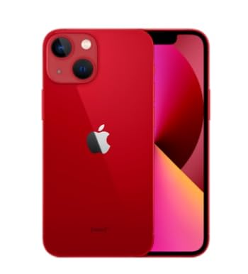 95% iPhone 13 Mini 5G 5.4" 128GB 256GB ROM Super Retina XDR OLED Dual 12MP A15 Processor Face ID 128GB add PD Charger/Red