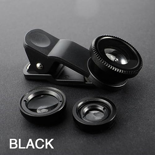 Fisheye Wide Angle Macro Portable 3 in 1 Mobile Phone Camera Lens Clip Macro Smartphone External Lens Android Accessories