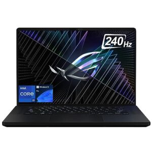 asus rog zephyrus m16 gaming laptop, 16" qhd 240hz display, 13th gen intel 14-core i9-13900h, geforce rtx 4070 140w, 32gb ddr5, 2tb pcie 4.0, vr ready, thunderbolt 4, rgb keyboard, wifi 6, win 11 pro