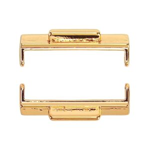 Watch Band Connector, Firm Connection 22mm Perfect Fit Pretty Watch Strap Connector Part for Replacement (Gold)