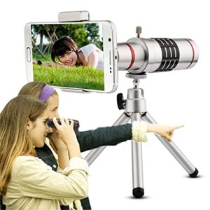 wudilu mobile phone lenses 18x telescope camera zoom optical cellphone telephoto lens for mobile phone with mini tripod