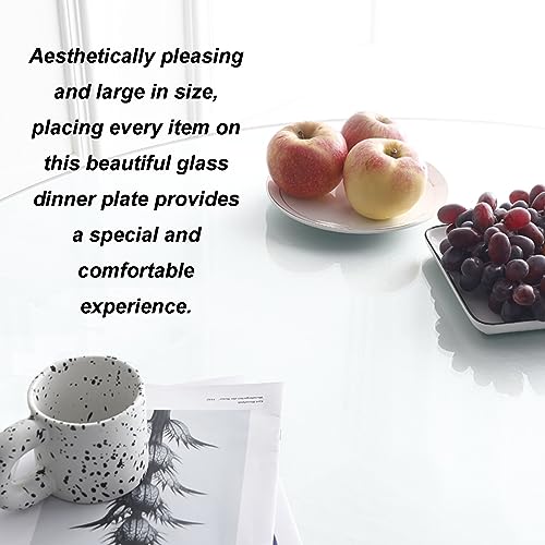 SAGIDAR Round Glass Table Top Marble Round Tempered Glass Dining Coffee Dinner, Round Table Glass 14IN 15IN 16IN, Round Kitchen Dining Table Top Furniture Home Furniture