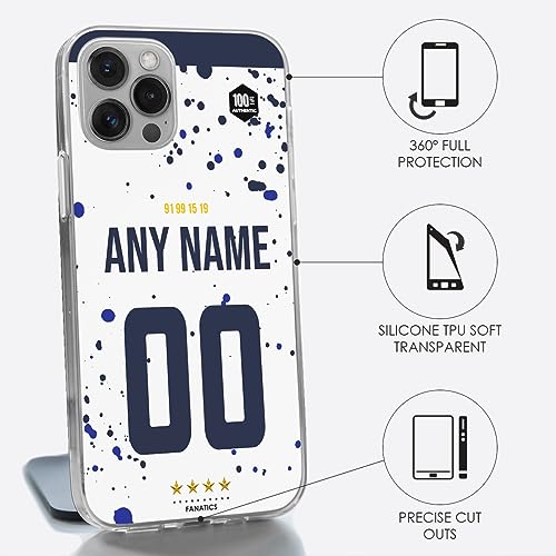 USA Soccer Women's World Cup Phone Case 2023 Customize Your Name and Number Silicone Transparent - Compatible iPhone and Samsung (iPhone 13 mini)